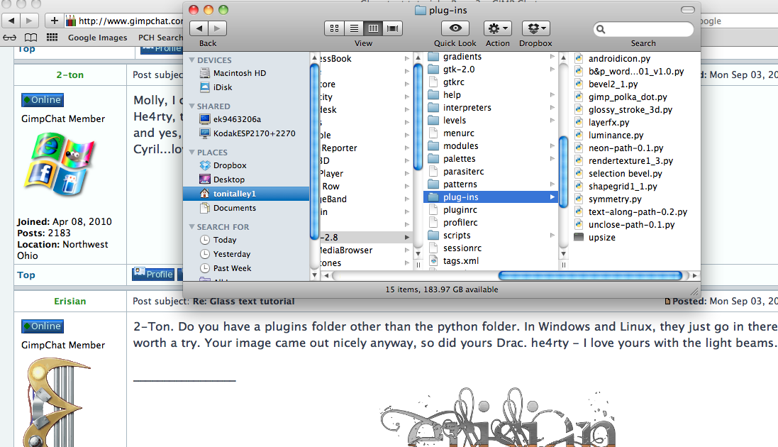Glass text tutorial - Page 2 • GIMP Chat